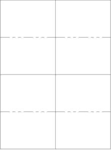 Printable 4x6 Index Card Template