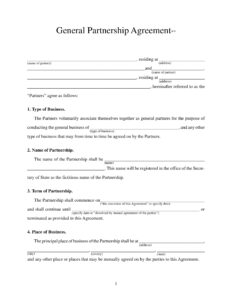 Business Agreement Between Two Parties