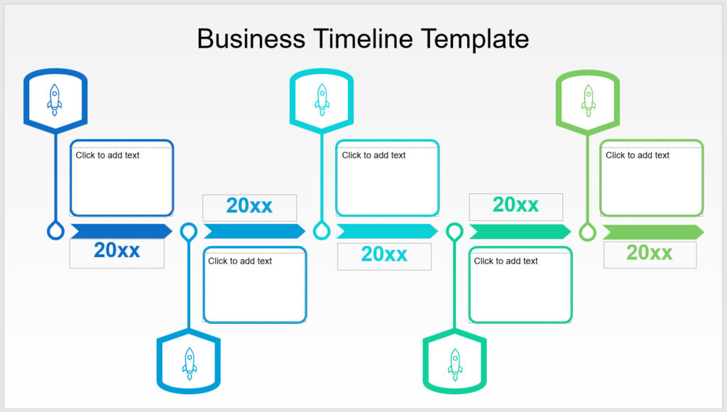 Printable Business Timeline Template