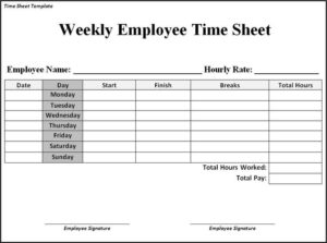 Business Timesheet Template (Excel)