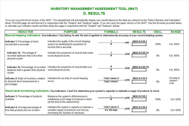 Free Printable Computer Inventory Template
