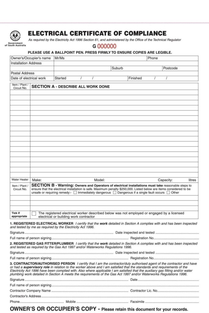 Electrical Contract Agreement Template