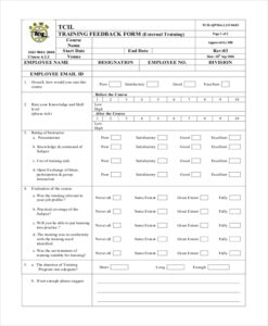 Free Printable Employee Feedback Form