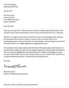 Business Communication Letter Template (Word)