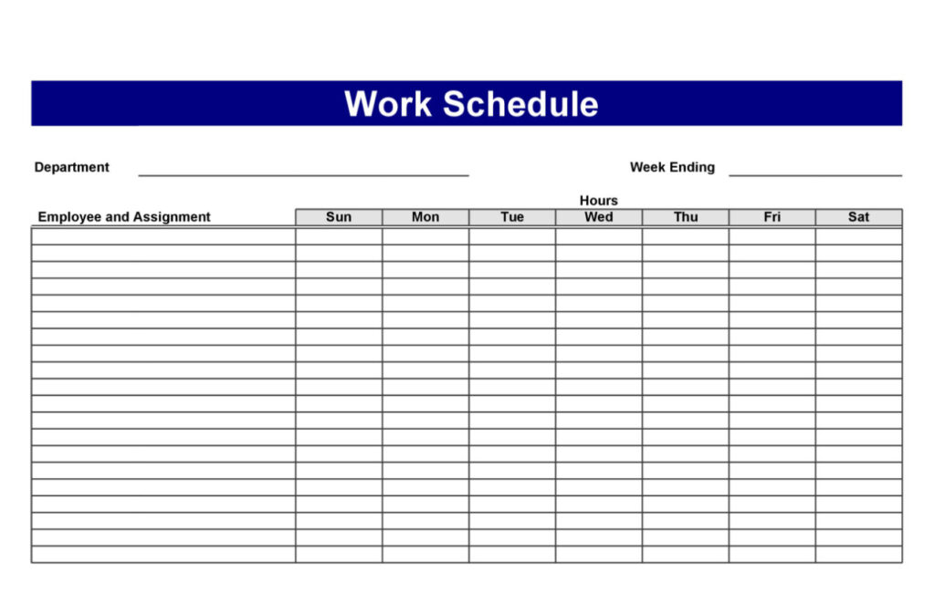 Employee Shift Schedule Template (Excel)
