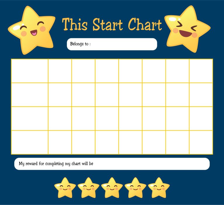 Sticker Chart Template (Word)