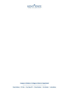 Fax Letterhead Template (Word)