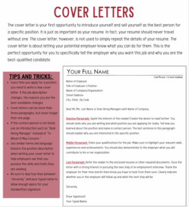 First Job Cover Letter Template (Word)