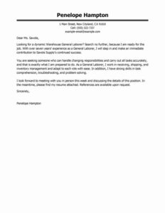Generic Cover Letter Template (Word)