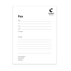Generic Fax Cover Sheet Template