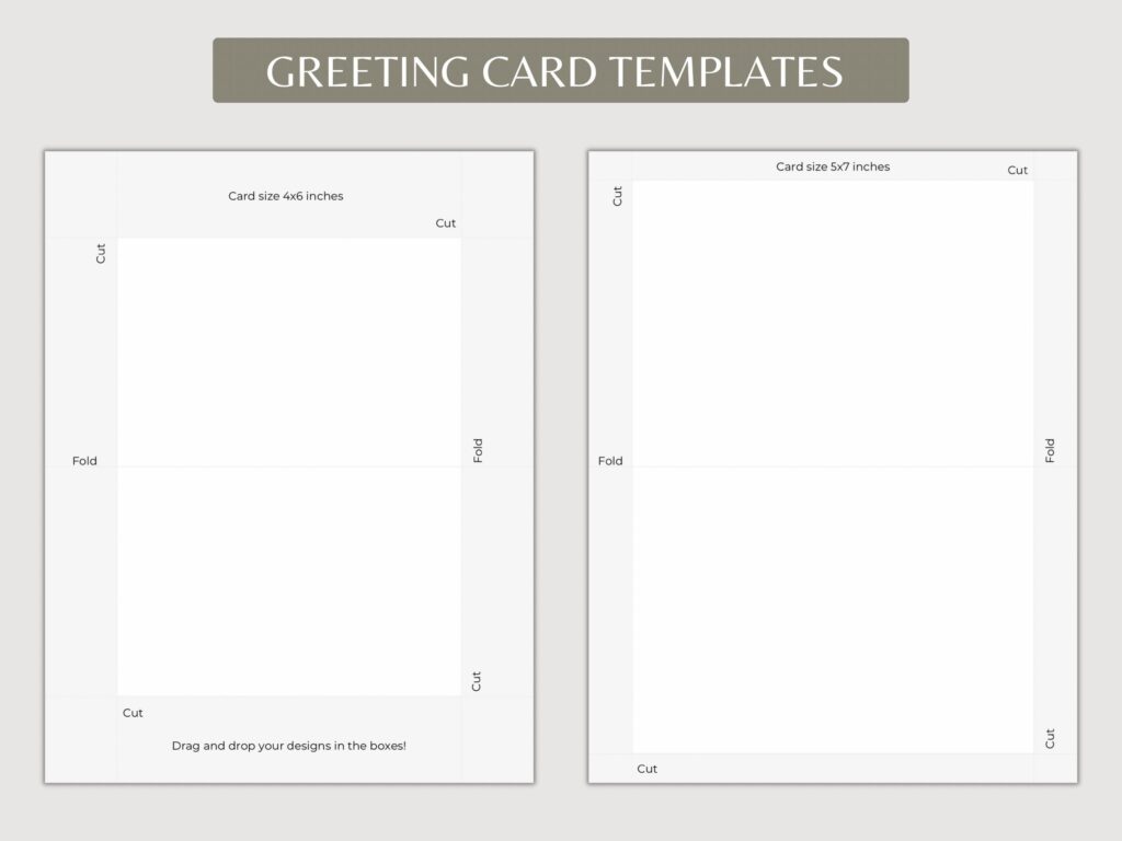 Customizable Greeting Card Template (Word)