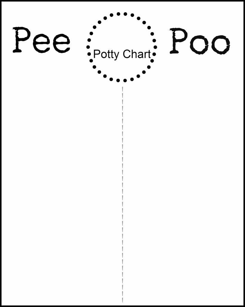 Printable Toilet Chart Template