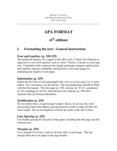 APA 6th Edition Format Template (Word)