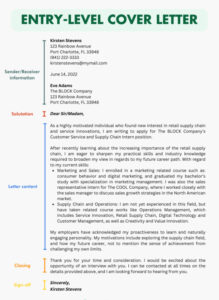 Free Entry Level IT Cover Letter Template (Word)