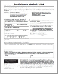 Social Security Direct Deposit Form