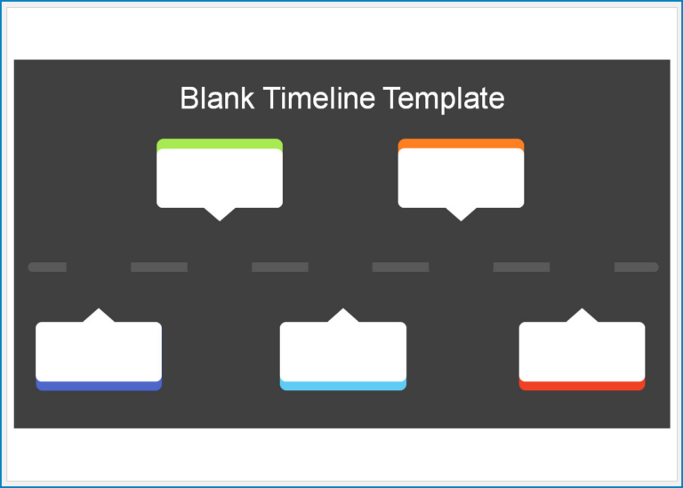 Free Printable Blank Timeline Template