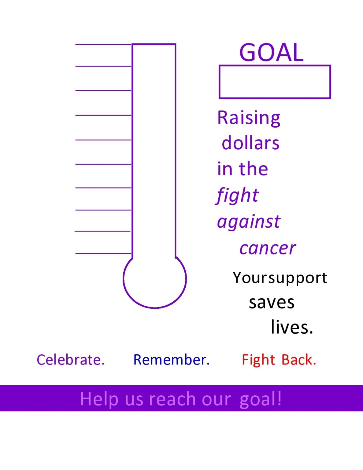 Free Goal Chart Template (Word)