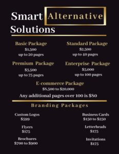 Graphic Design Price List Template