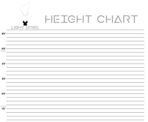Printable Height Chart Template