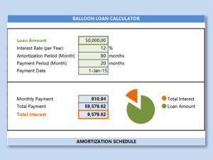Free Printable Home Loan Calculator Excel Template